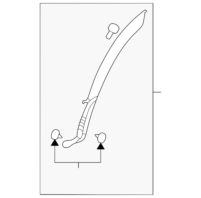 75390-TLA-A01 - 2017-2022 Honda CR-V - Garnish R Rear Door Wheel Arch ...