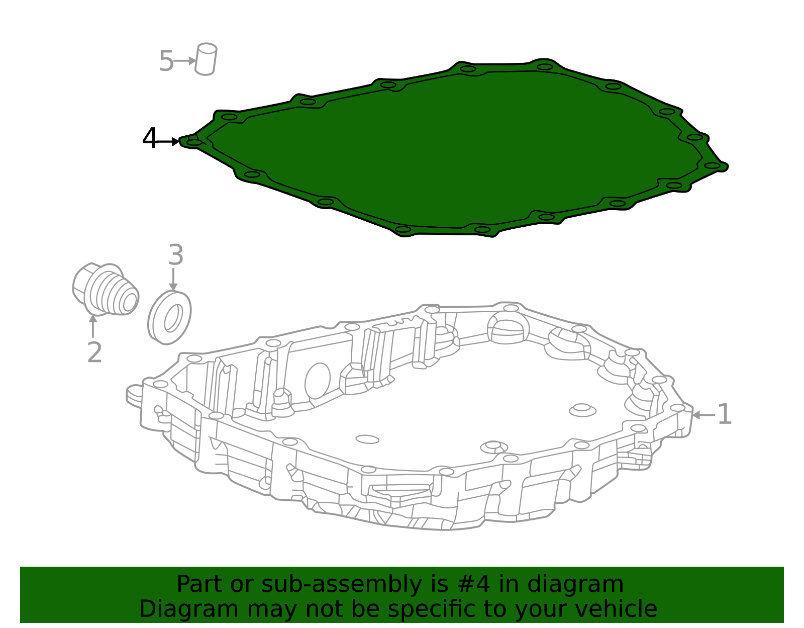 21814-5T0-000 - 2014-2025 Honda - Gasket Oil Pan | Honda Parts Guys