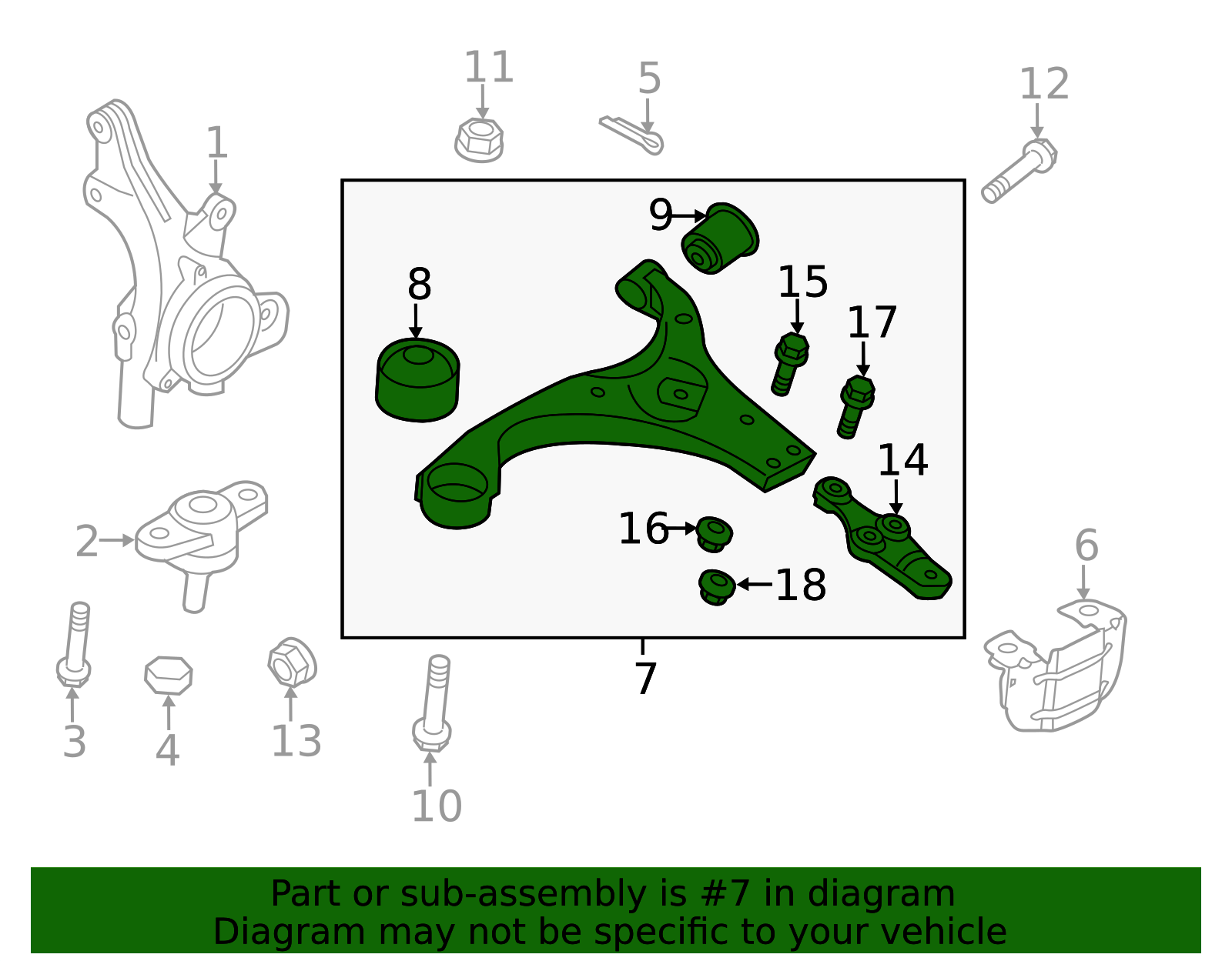 54501 1M100 - Lower Control Arm 2010-2013 Kia | Kia.Parts Store