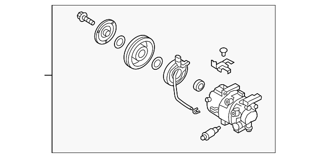 2020-2022 Hyundai Accent Compressor Assembly 97701-H9200 | OEM Parts Online