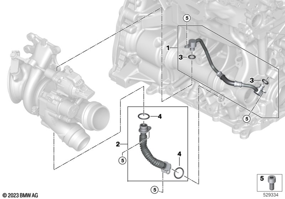 11428489608 - BMW Oil Return Line 2020-2026 BMW | Performance Auto Parts