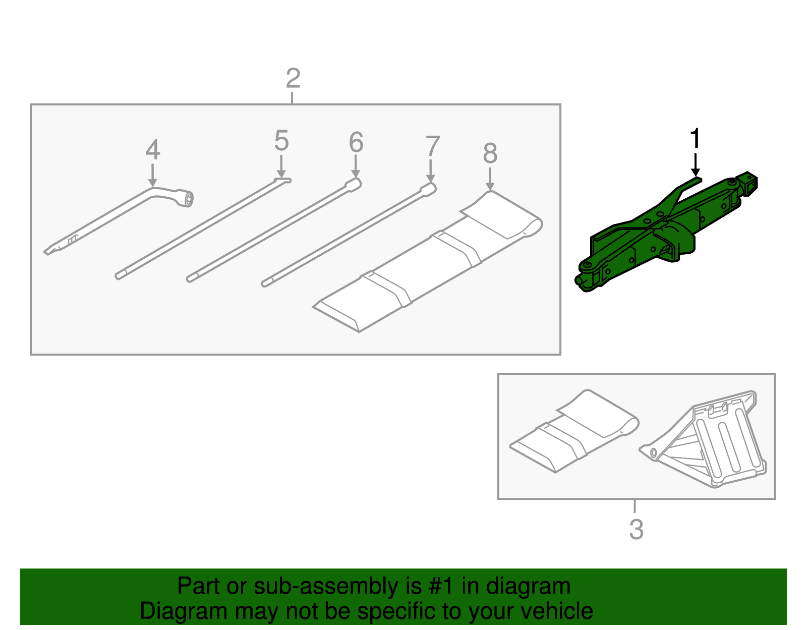 99550-EZ00A - 2016-2024 Nissan - Jack | Anicra Nissan Parts