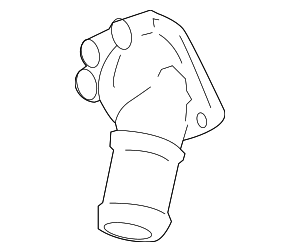 19311-RNA-A00 - Thermostat Cover 2006-2011 Honda Civic | Honda Parts Online