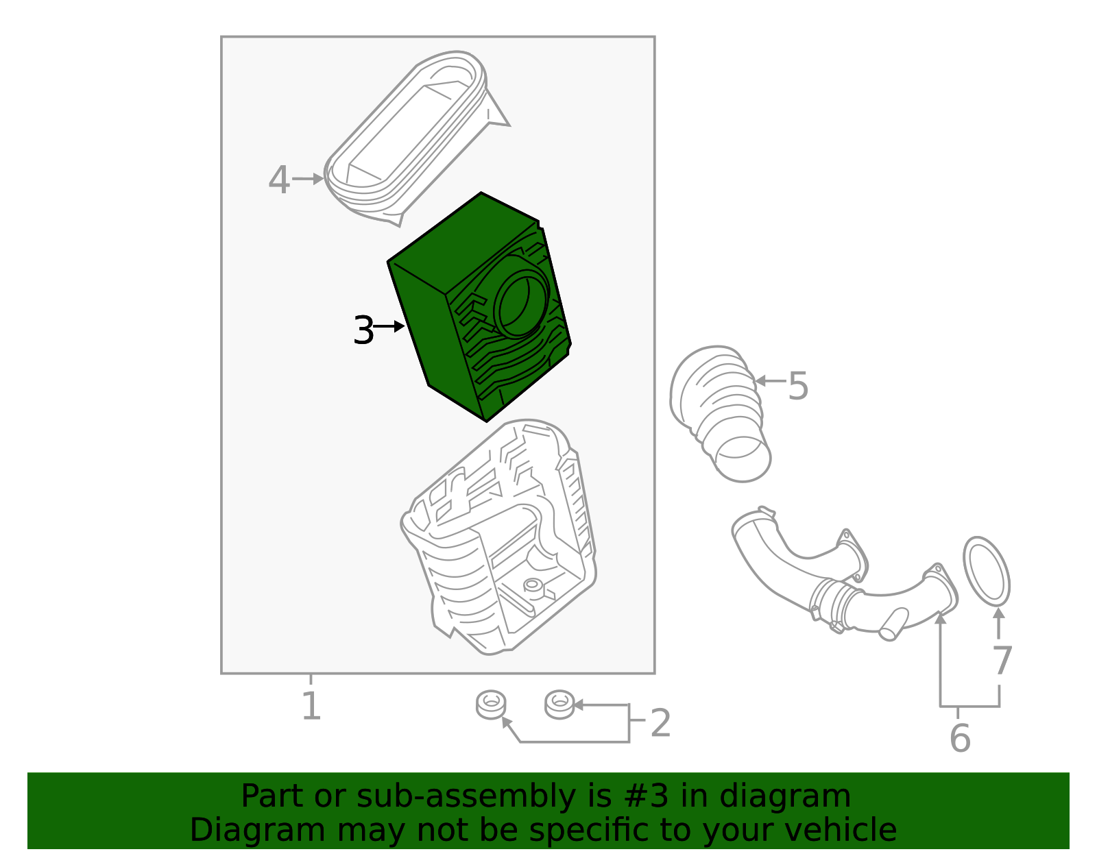 2015-2025 Porsche Macan Air Filter 95B-129-620-B | OEM Parts Online