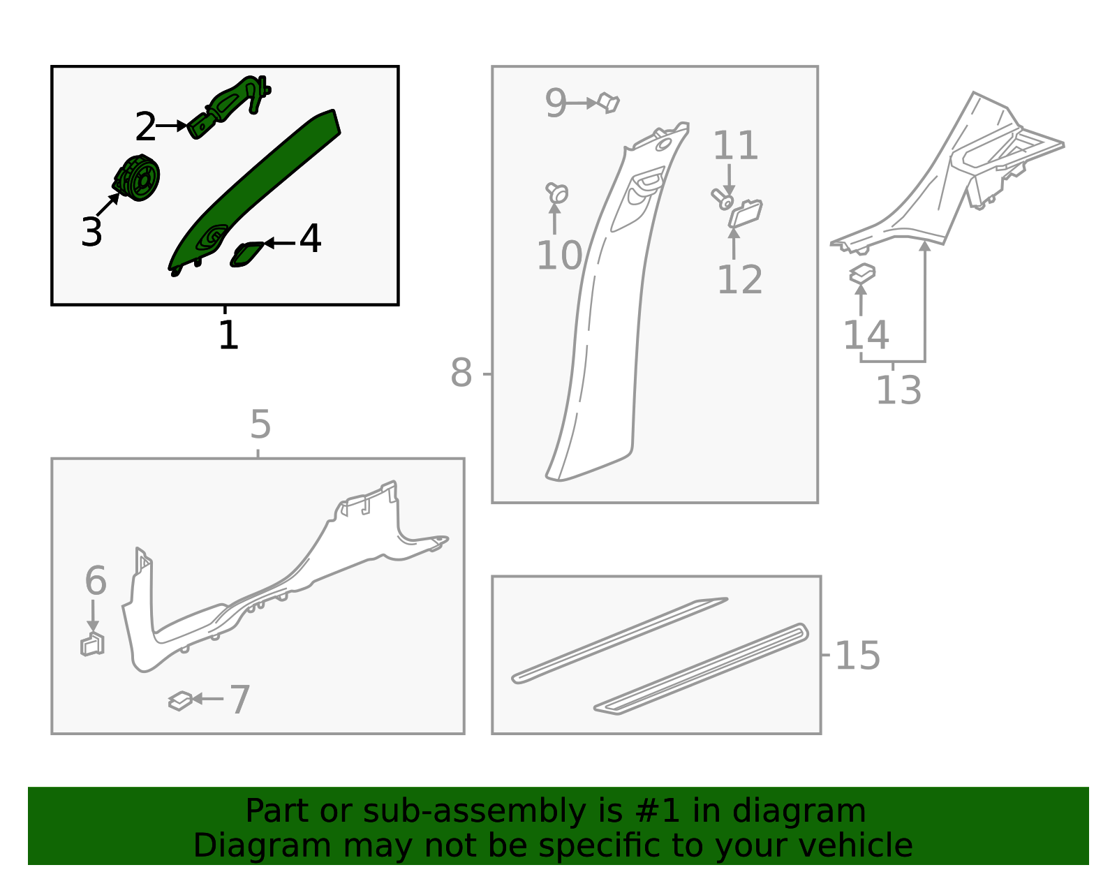 42785650 - Windshield Pillar Trim | Partners Chevy