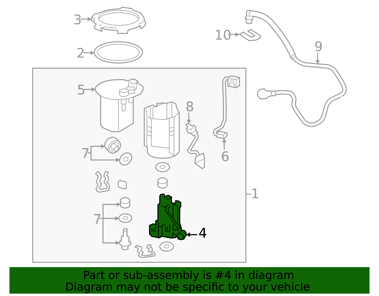 2018-2024 Toyota Camry Fuel Pump And Strainer Set 23220-F0020 ...