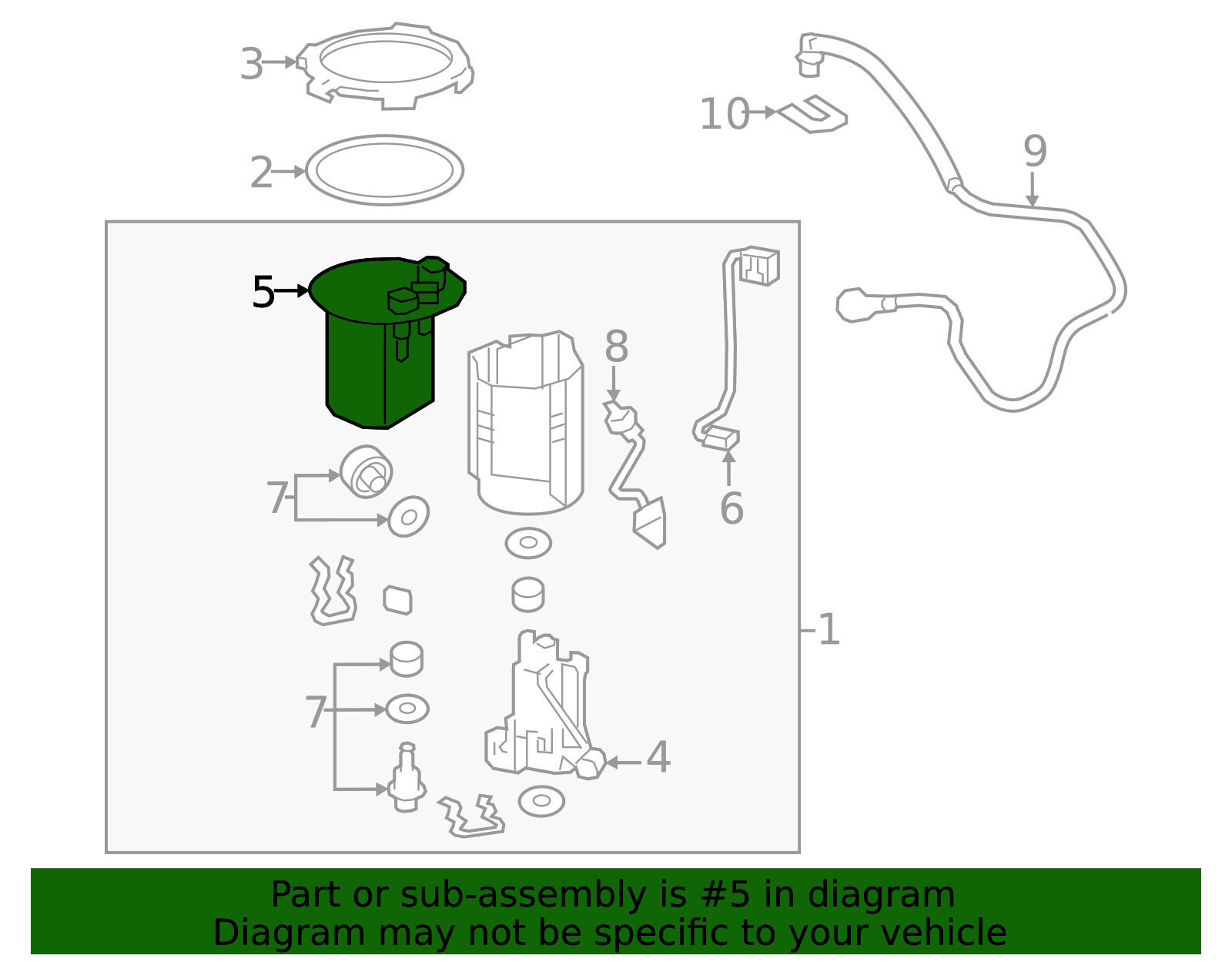 77024-33240 - Fuel Pump Hanger 2018-2019 Toyota Camry | Norm Reeves ...