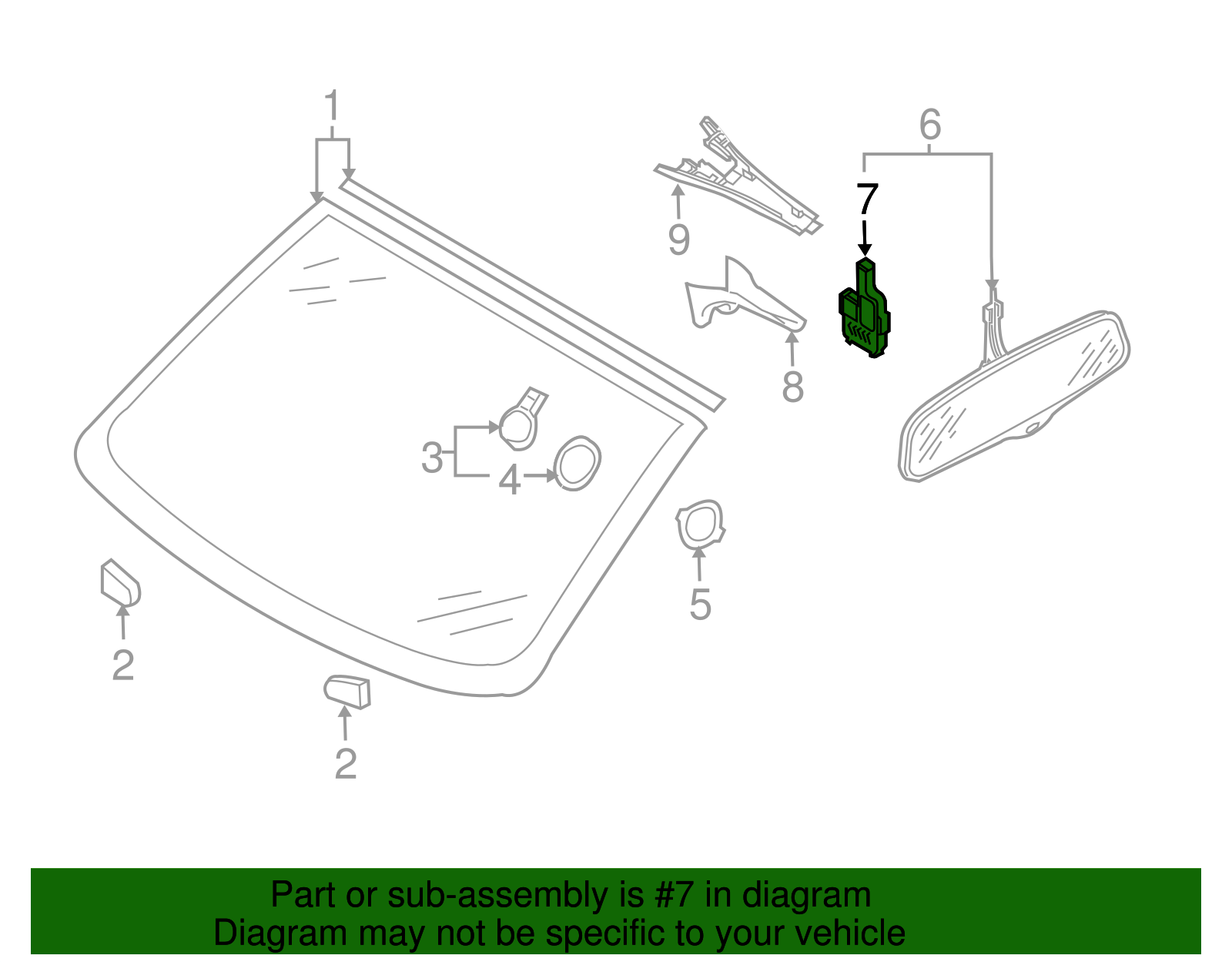 8K0-907-658-F - Humidity Sensor 2010-2015 Audi | Audi OEM Parts