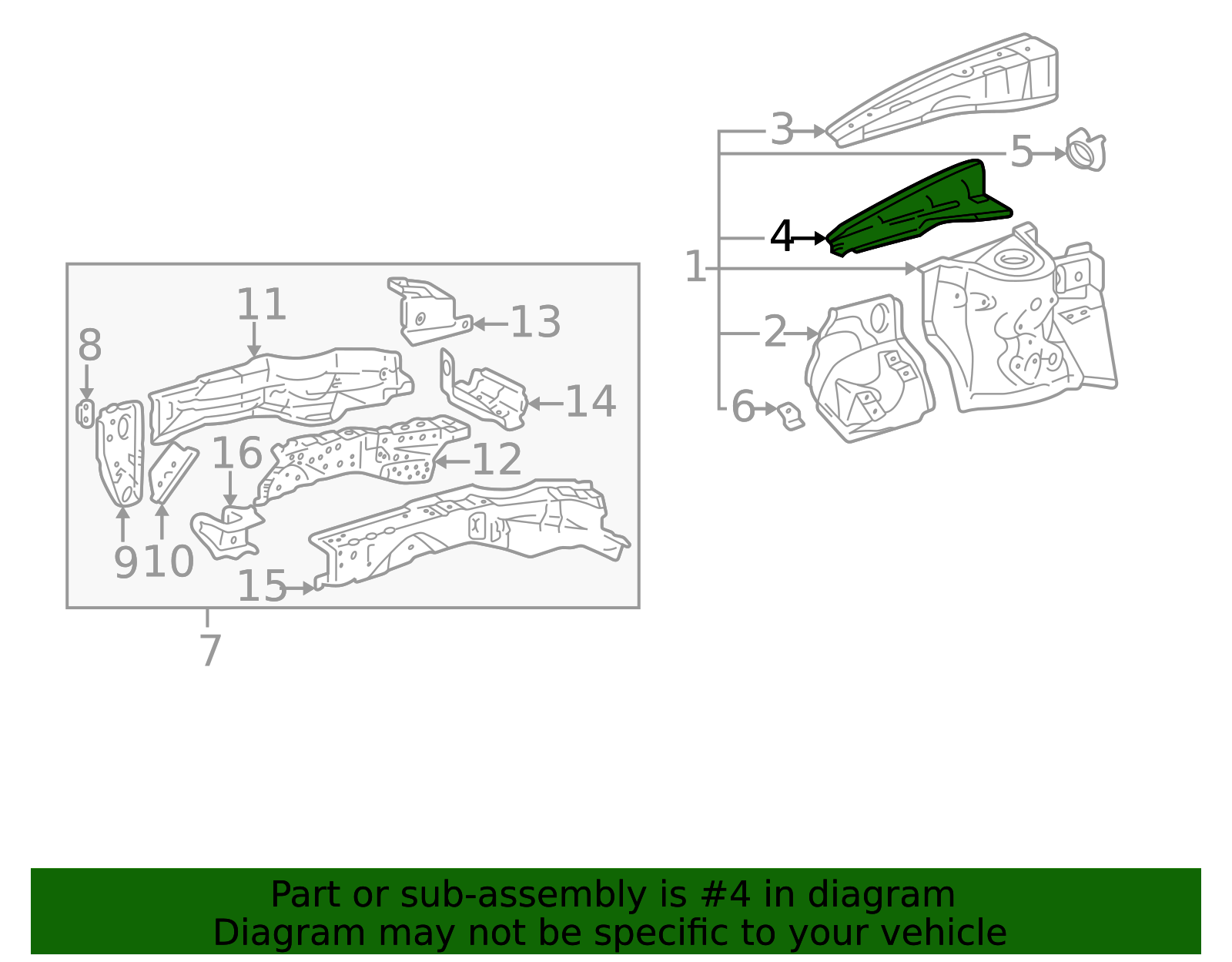 53736-42010 - Inner Rail 1996-2000 Toyota RAV4 | Norm Reeves Toyota ...