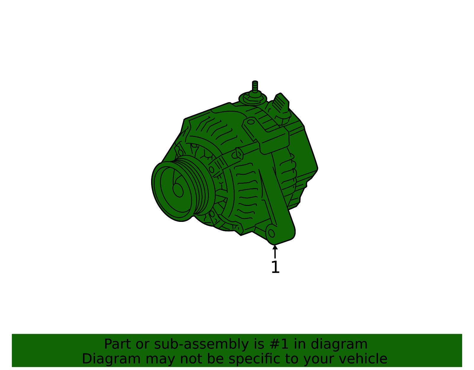 Genuine Official Toyota Alternator part# 27060-0P141-84 for 2005-2018 ...