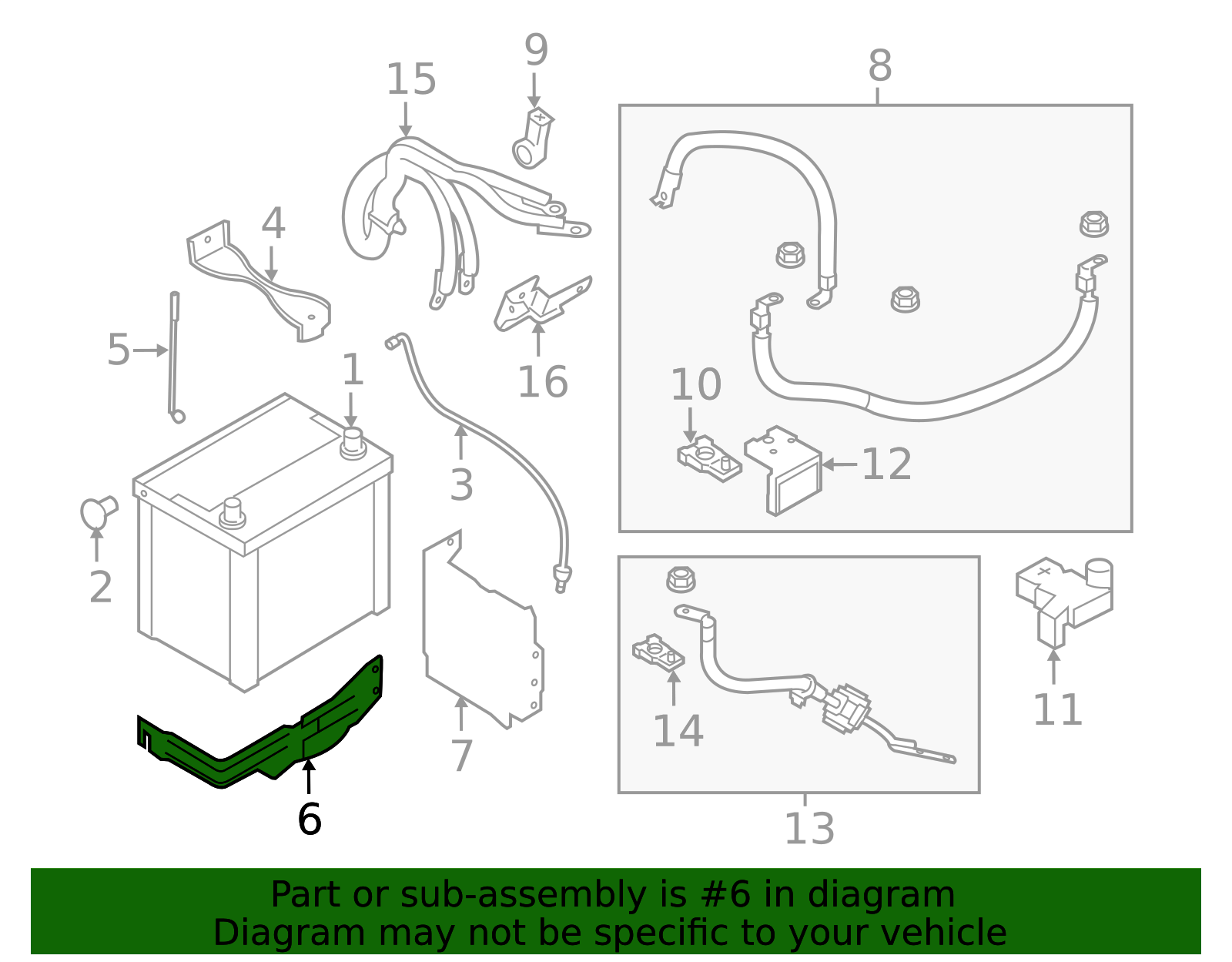 24431-1MG0B - High-Quality Battery Cover for AutoNation Parts