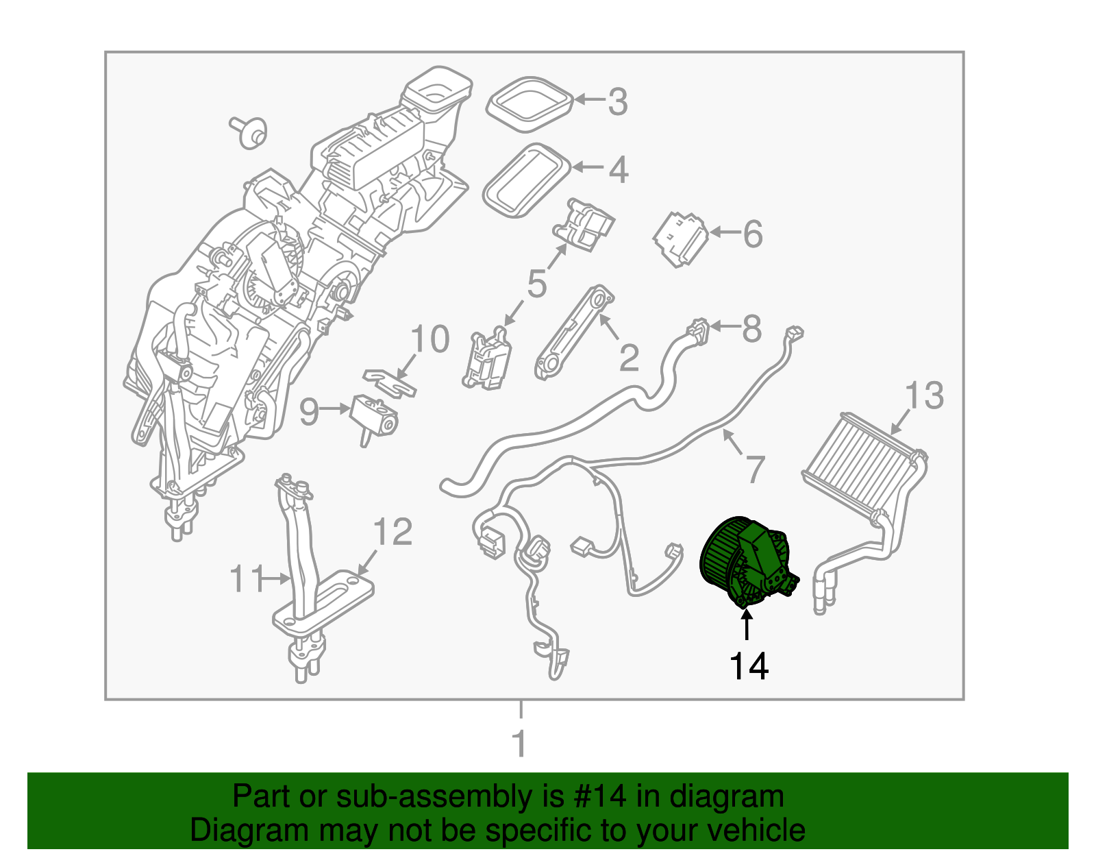2010-2019 Ford Blower Motor AE9Z-19805-D | Miracle Ford Parts