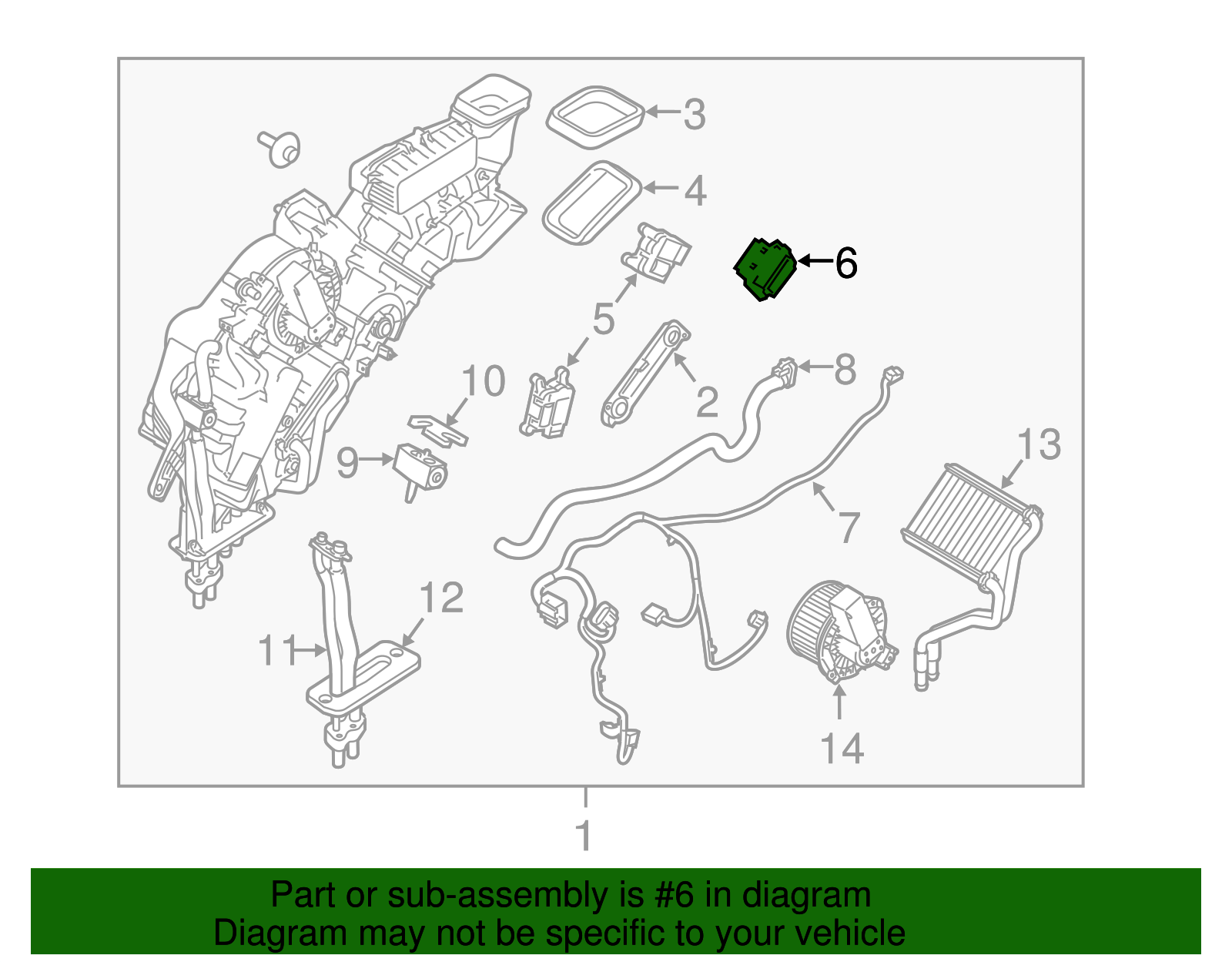 2010-2019 Ford OEM NEW 2010-2019 Ford Flex Controller Resistor Control ...