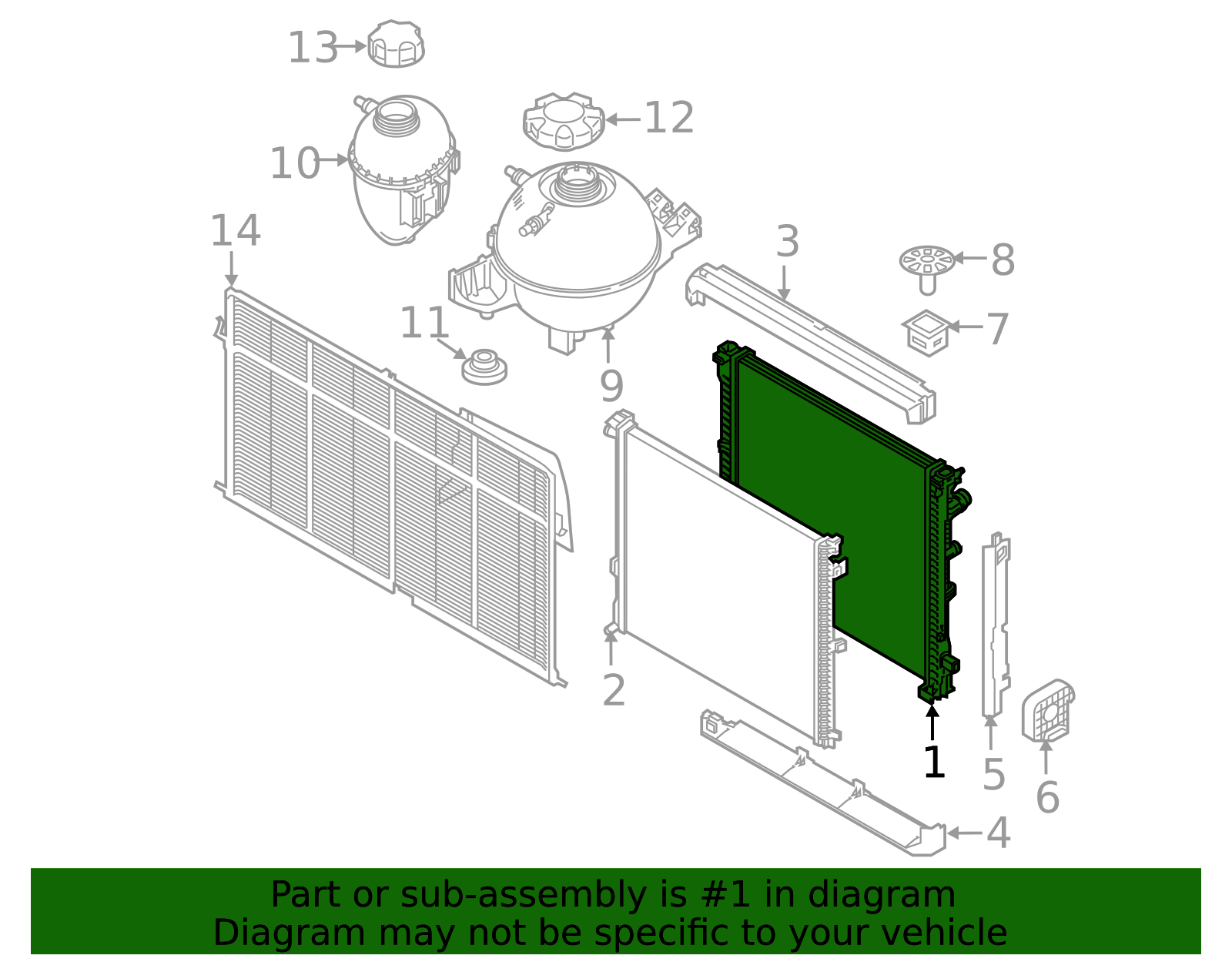 Genuine BMW 17-11-8-665-241 | Radiator | FREE Shipping on Most Orders ...