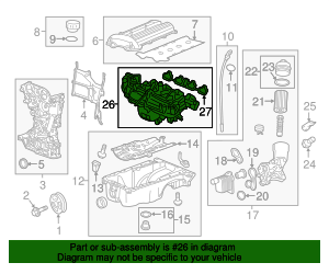 2011-2021 GM Intake Manifold 28289977 | Payne Weslaco Motors GMC Parts