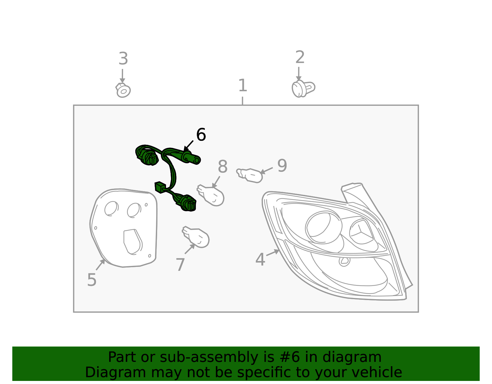 2009-2013 Toyota Matrix Socket & Wire 81555-02450 | MotorMotor