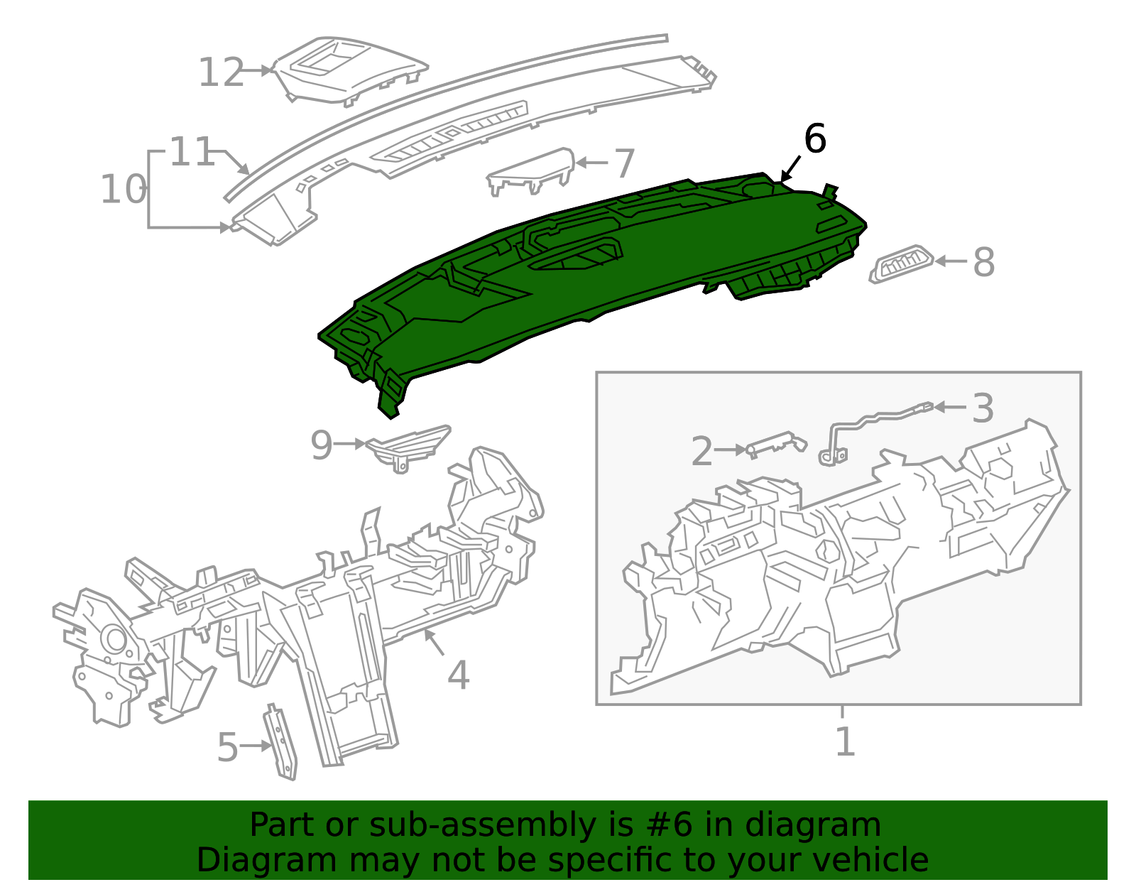 2019-2023 Cadillac XT4 Upper Pad 84711497 | Shop Matick Buick GMC