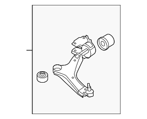 31317666 - Lower Control Arm - 2010-2017 Volvo XC60 | Volvo OEM Parts ...