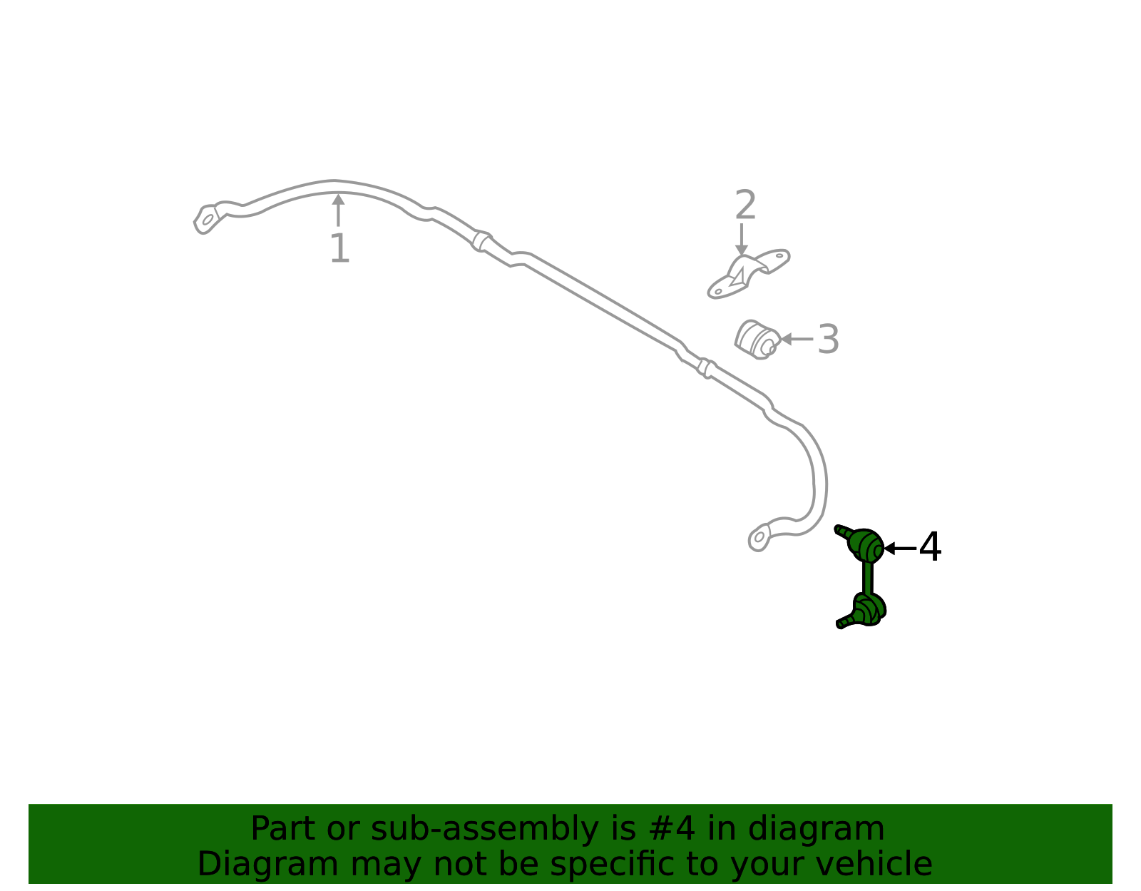 2000-2003 Nissan Maxima Stabilizer Link - Passenger Side (RH) 54618 ...