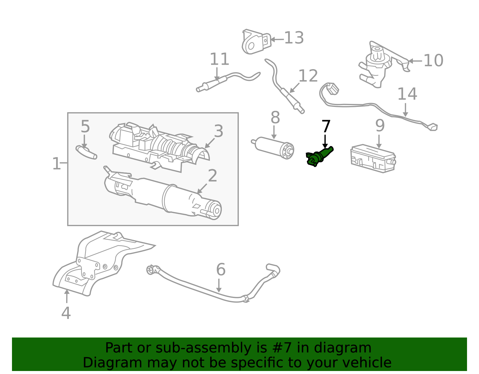 2004-2008 Ford Vapor Canister Purge Solenoid 5U5Z-9F945-DA | Ford OEM ...