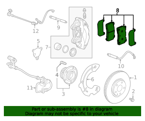 2009-2024 GM Front Disc Brake Pad Set 25940447 | OEM Parts Online