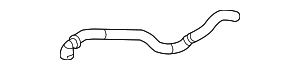 2018-2024 Jaguar F-Pace Lower Hose T4A18236 | JaguarParts.com