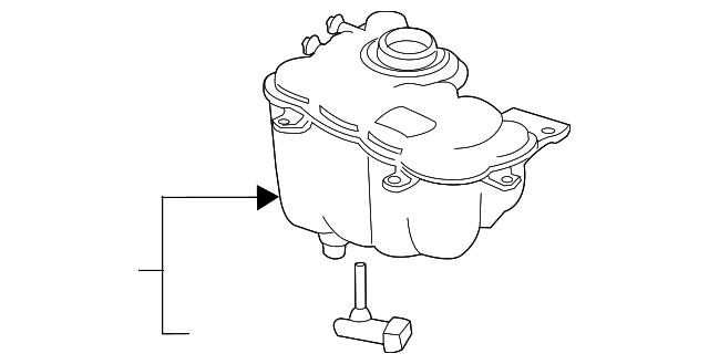 2017-2023 Jaguar Reservoir Tank T2H42508 | OEM Parts Online