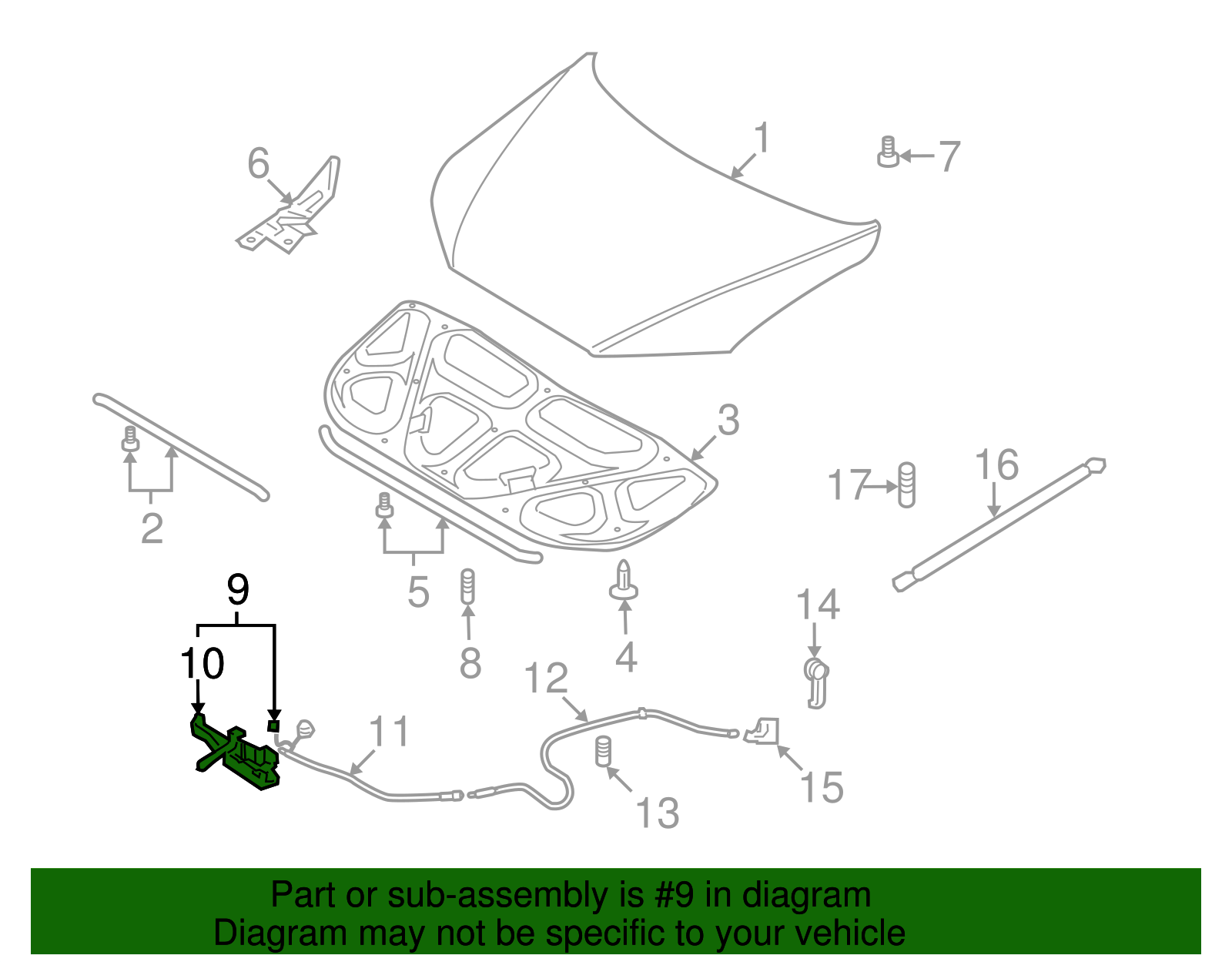 81130-2B010 - Latch Assembly - 2007-2009 Hyundai Santa Fe | World OEM ...