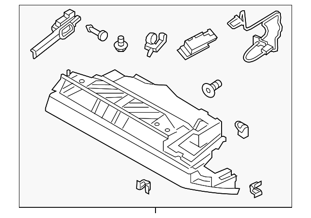 2012-2016 Porsche Glove Box Assembly 991-552-204-16-DJ6 | Gaudin ...