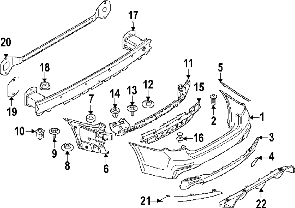 2021-2023 BMW M5 Tow Bracket Cover 51-12-5-A01-3D8 | BMW Parts Online Hub