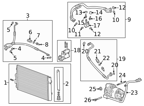 Condenser, Compressor & Lines for 2025 Chevrolet Tahoe | GMPartsDirect.com