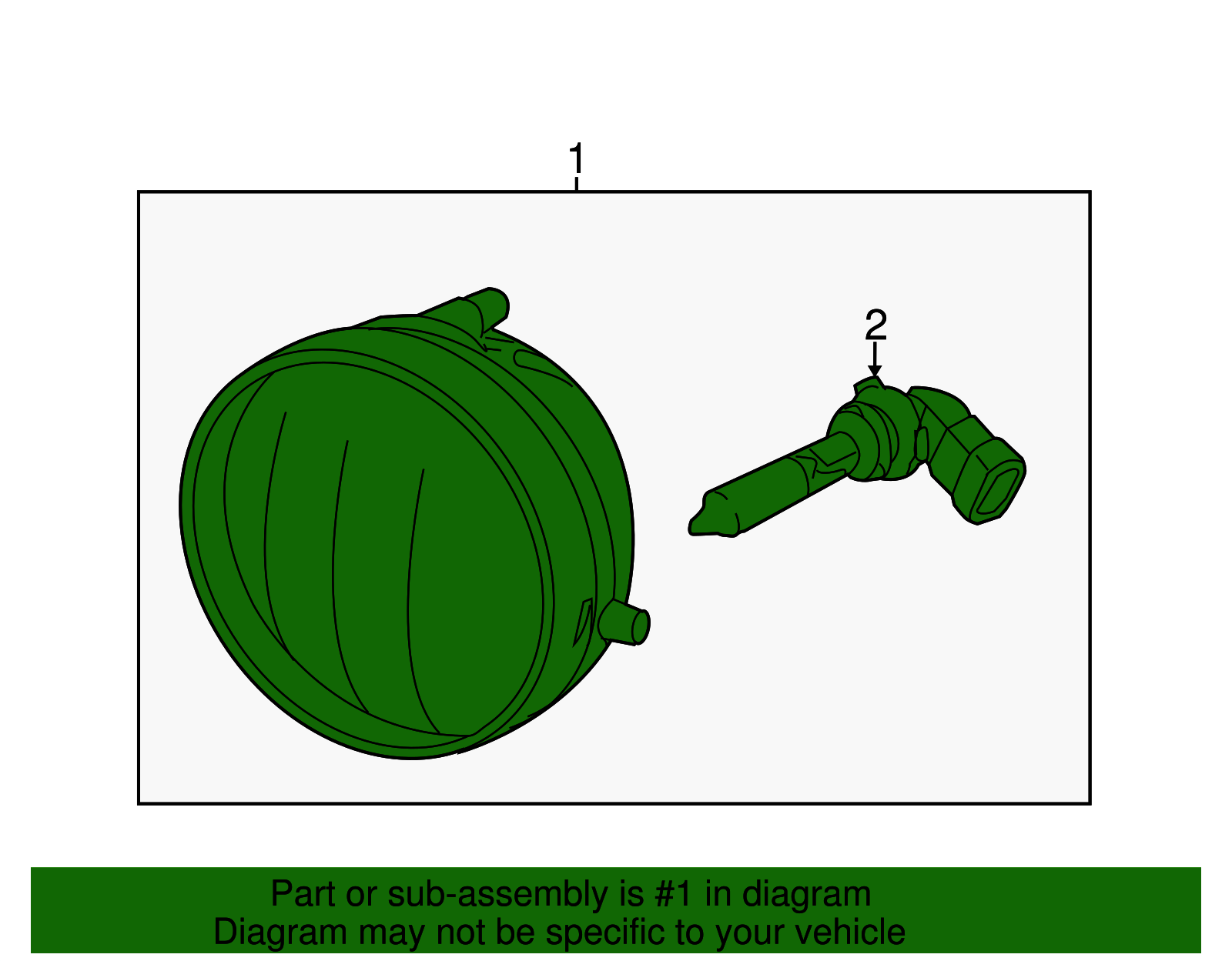 2014-2023 Toyota Fog Lamp Assembly 81220-02160 | Toyota Parts Express