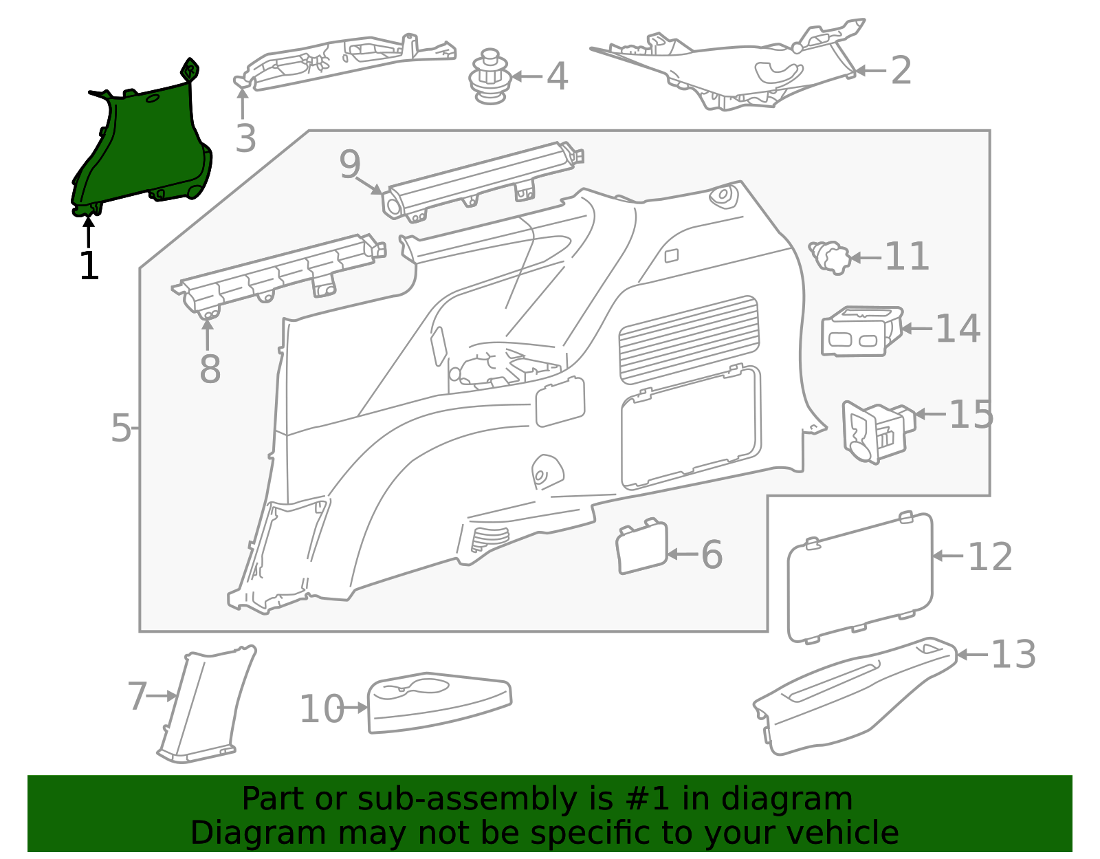 C-Pillar Trim Panel - Interior Fit, OEM Look | AutoNation Parts