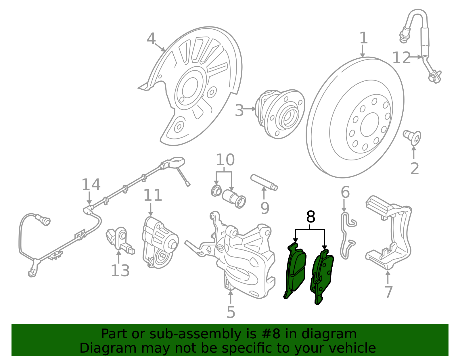 3Q0-698-451-N - Volkswagen Brake Pads Performance Auto Parts