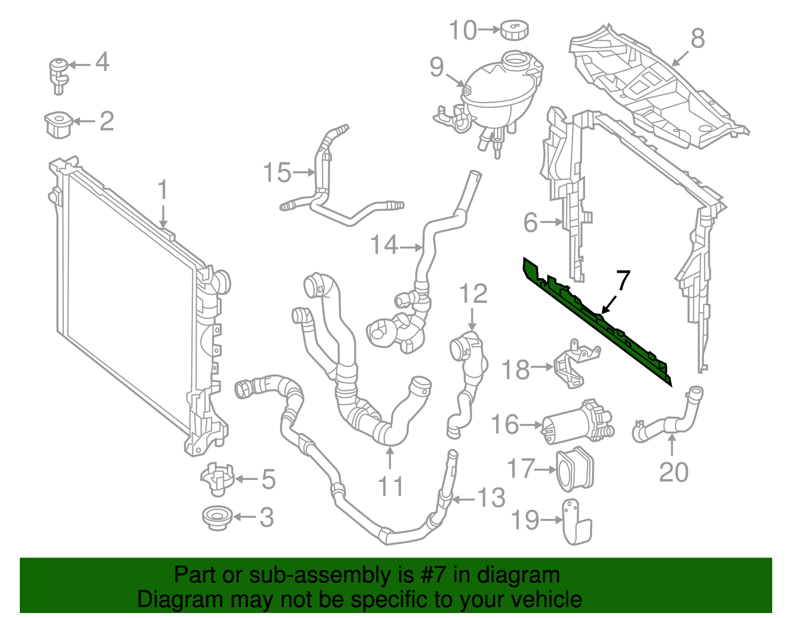 218-500-00-16 - Lower Baffle 2012-2014 Mercedes-Benz | Mercedes-Benz Premier Parts
