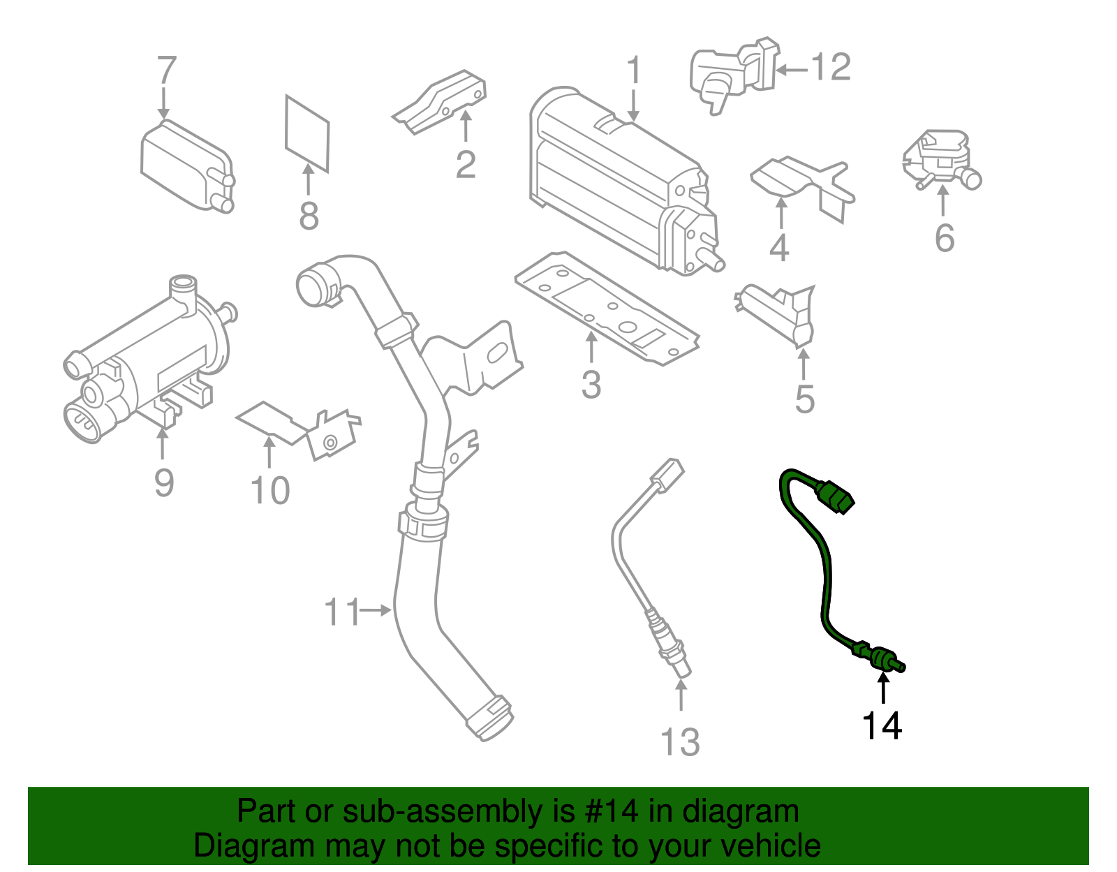 39210-2G100 - Hyundai Oxygen Sensor 2009-2016 Hyundai | Performance ...
