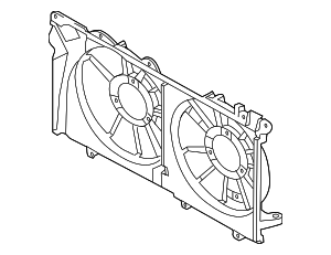 2020-2025 Subaru Fan Shroud 45122AN01A | Subaru Parts Guys