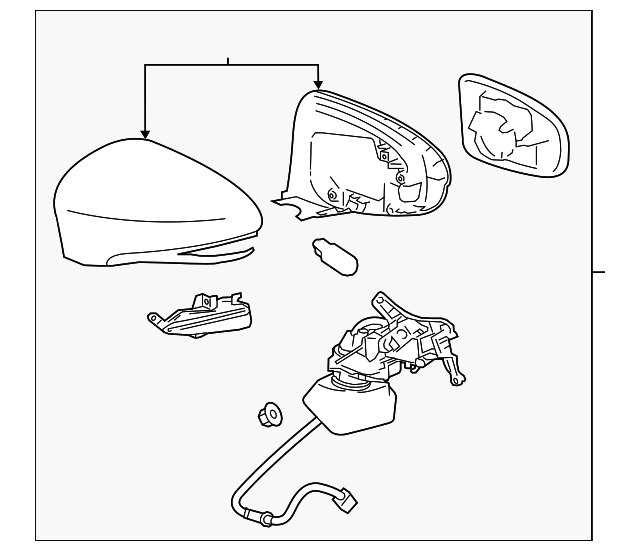 87910-33A92-B1 - 2016-2018 Lexus - Mirror Assembly | My L Parts