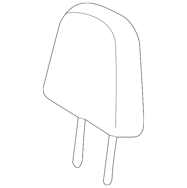 71950-60041-A1 - Headrest Center - 2013-2015 Toyota Land Cruiser ...