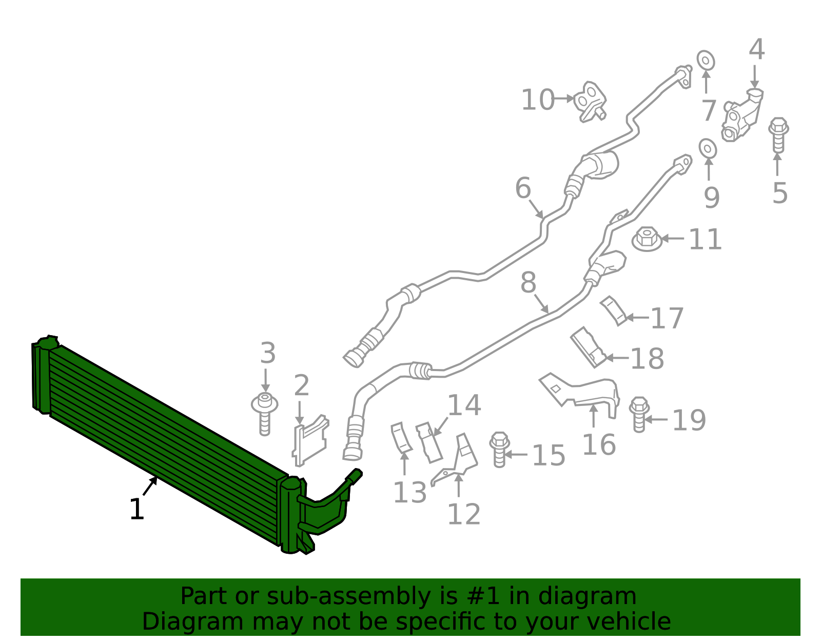 17-21-8-619-388 - Trans Cooler - 2016-2021 BMW | Buy BMW Parts Now