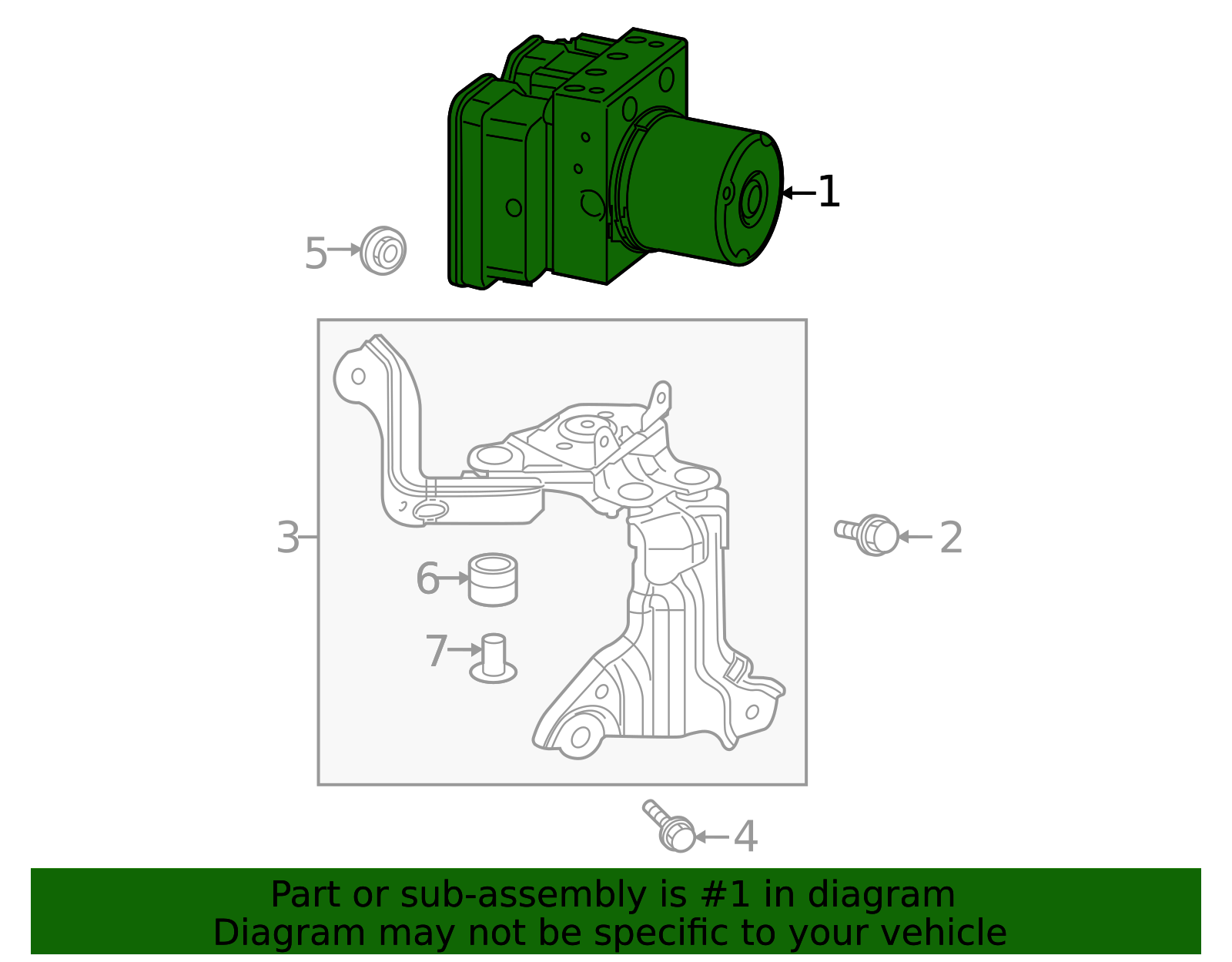 ABS Hydraulic Assembly 44050-48C21 | Toyota Parts Center