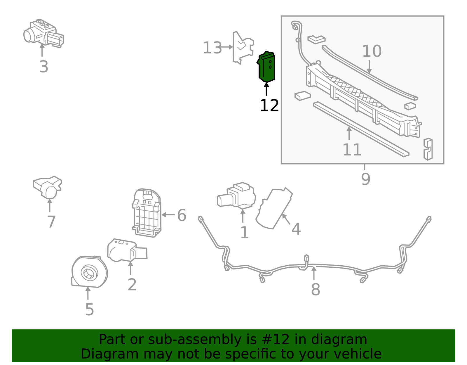 88940-47011 - High-Quality Radiator Support Air Deflector Actuator for 2016-2019 Toyota ...
