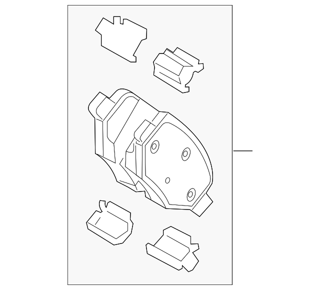2011-2015 Ford Brake Pads EU2Z-2V200-E | Varsity Ford