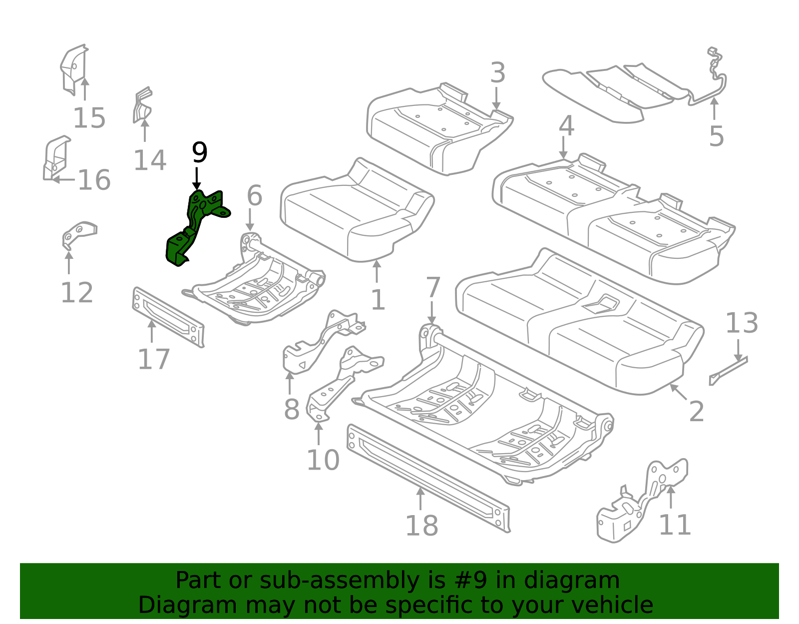 FL3Z-1662526-D - 2021-2024 Ford - Track Assembly | Dealer Auto Parts