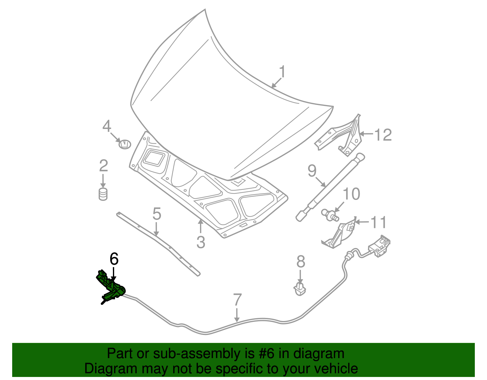 2009-2014 Nissan Maxima Lock 65601-9N00B | Nissan Parts Central