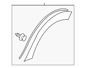 2018-2023 Subaru Crosstrek Wheel Flare 91112FL150 | Subaru Parts Store