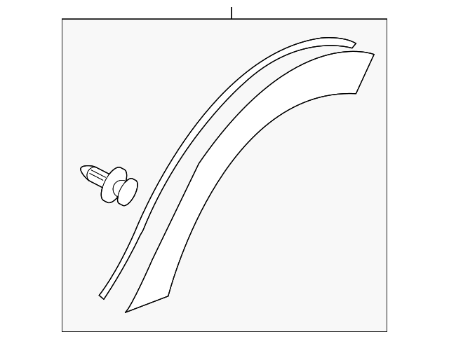 2018-2023 Subaru Crosstrek Wheel Flare 91112FL140 | Subaru Parts Store