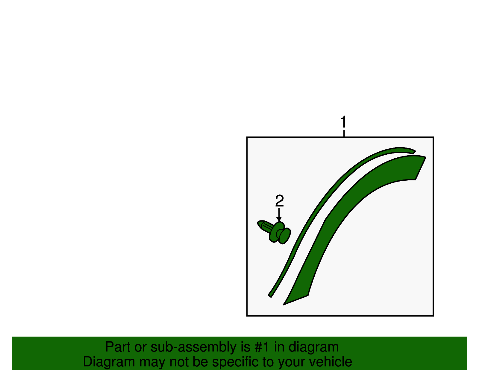 2018-2023 Subaru Crosstrek Wheel Flare 91112FL140 | Subaru Parts Store