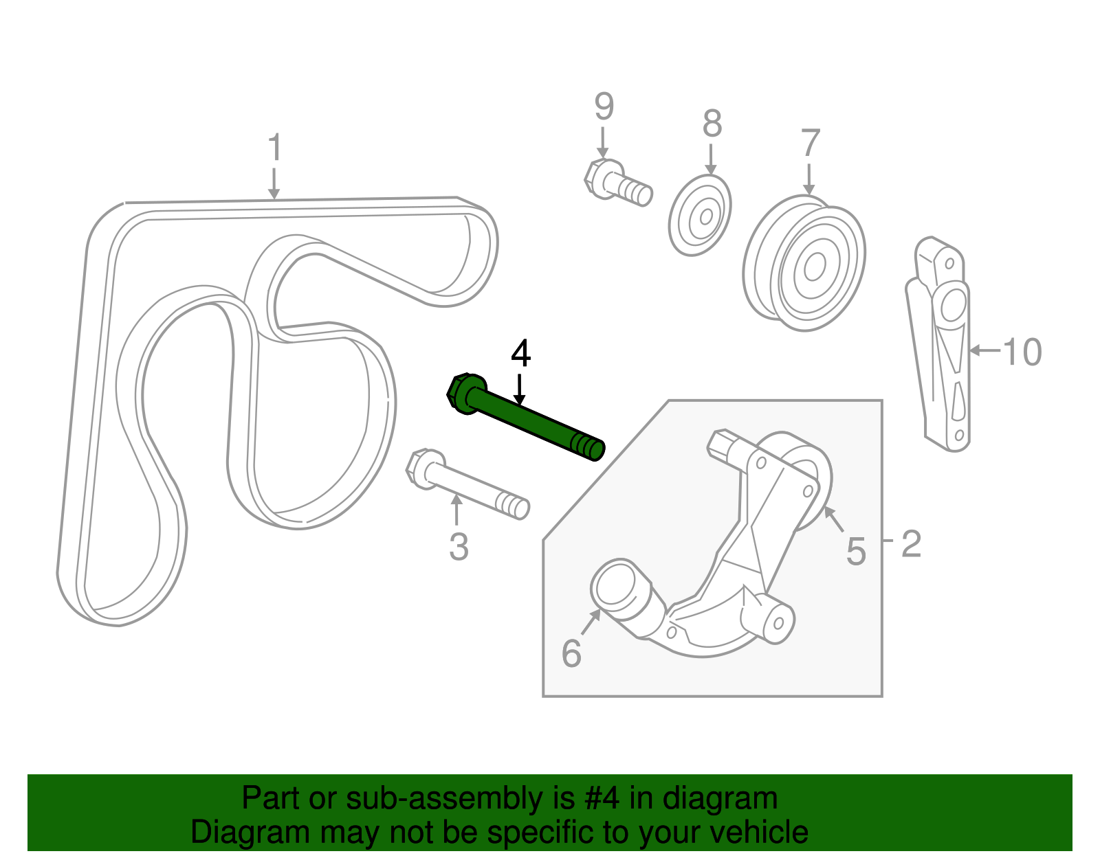 90001-R1A-A00 - Bolt Socket (10X59) - 2012-2020 Honda | Genuine Honda Parts