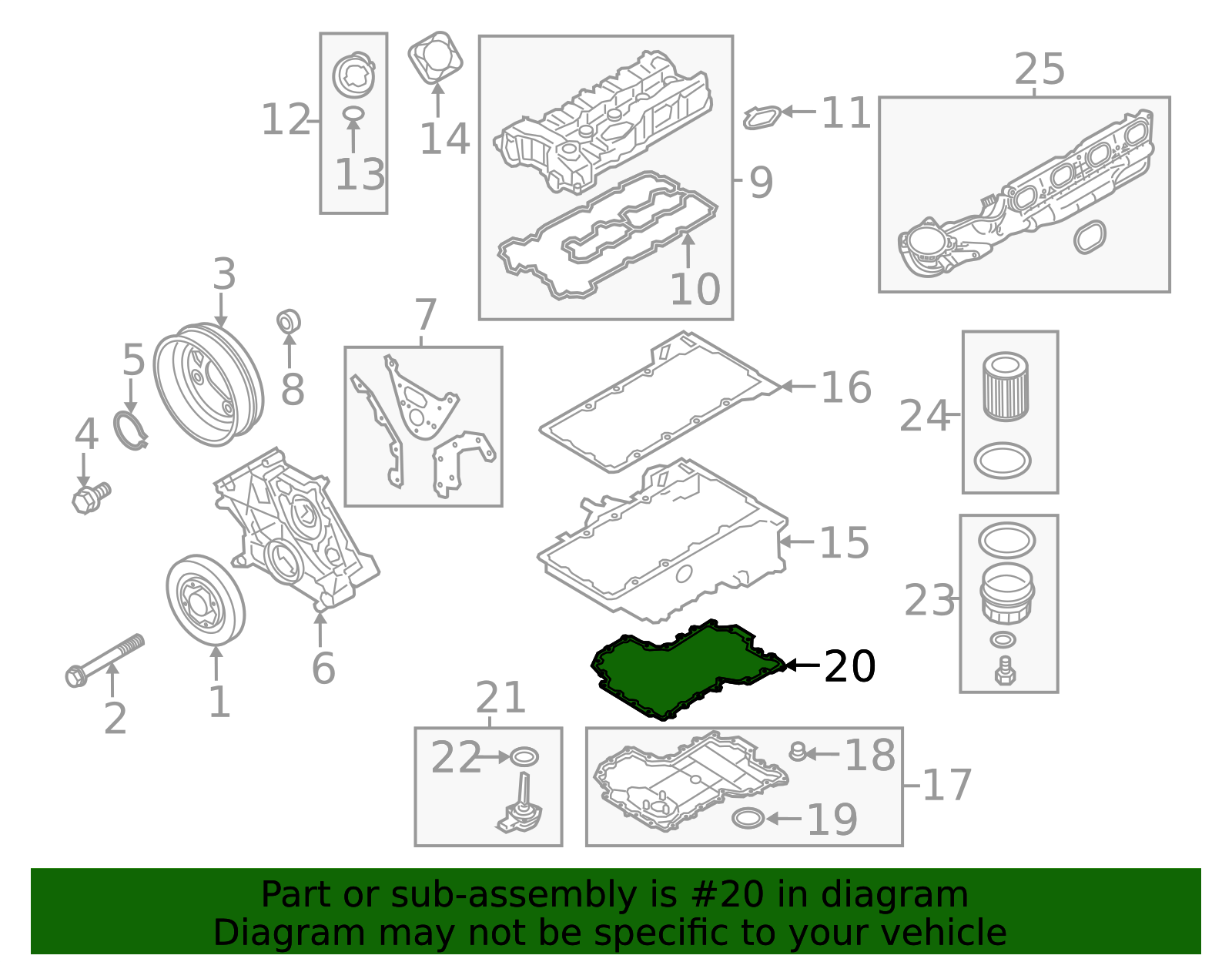 11137570706 - 2010-2019 BMW Gasket (11-13-7-570-706) | BMW of South ...